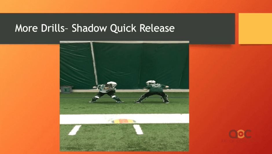 Two shadowing drills for catchers reactiveness